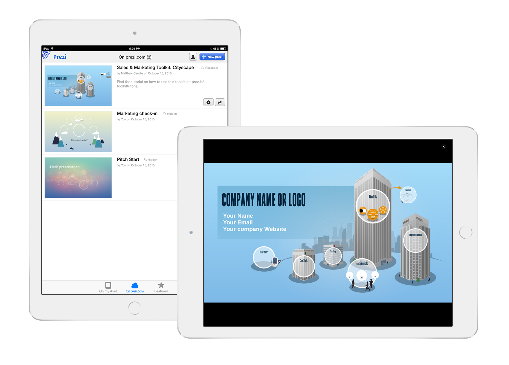 Press Kit | Official Prezi Assets, Logos and Photos | Prezi